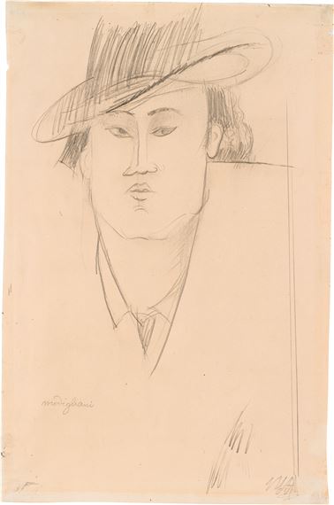 Amedeo Modigliani | Portrait of a man (1917) | MutualArt