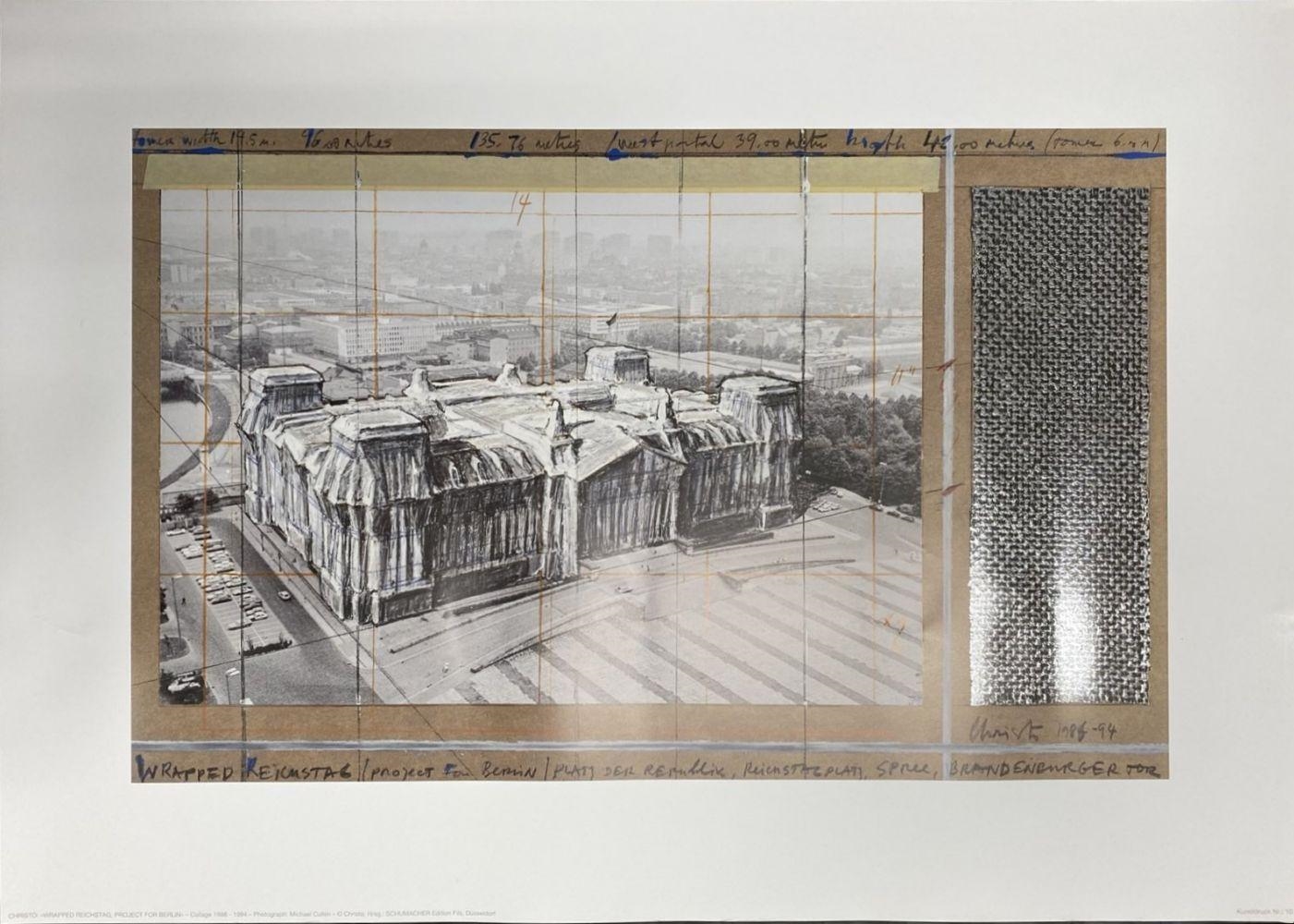 Christo | Wrapped Reichstag (Project for Berlin) (1994) | MutualArt