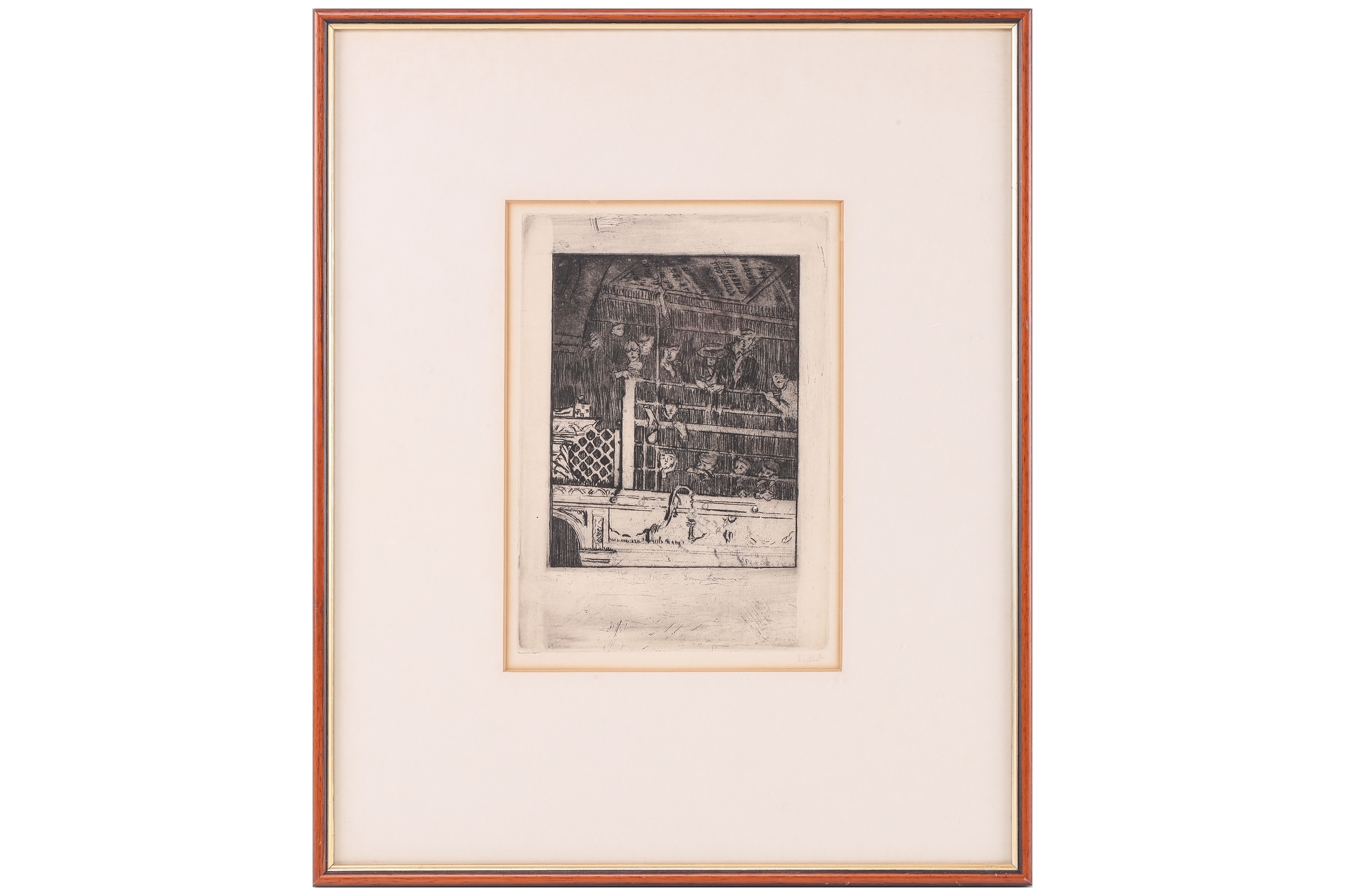 Walter Richard Sickert | A Box at the Old Bedford Theatre | MutualArt