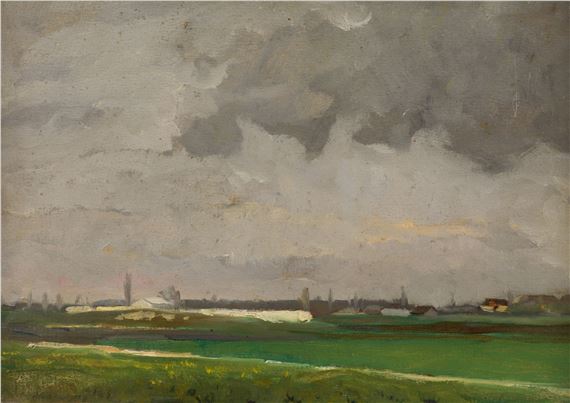 Alfred Poell | Landscape (1910) | MutualArt