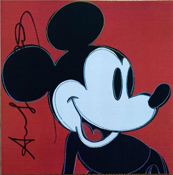 Andy Warhol | Mickey Mouse (1981) | MutualArt