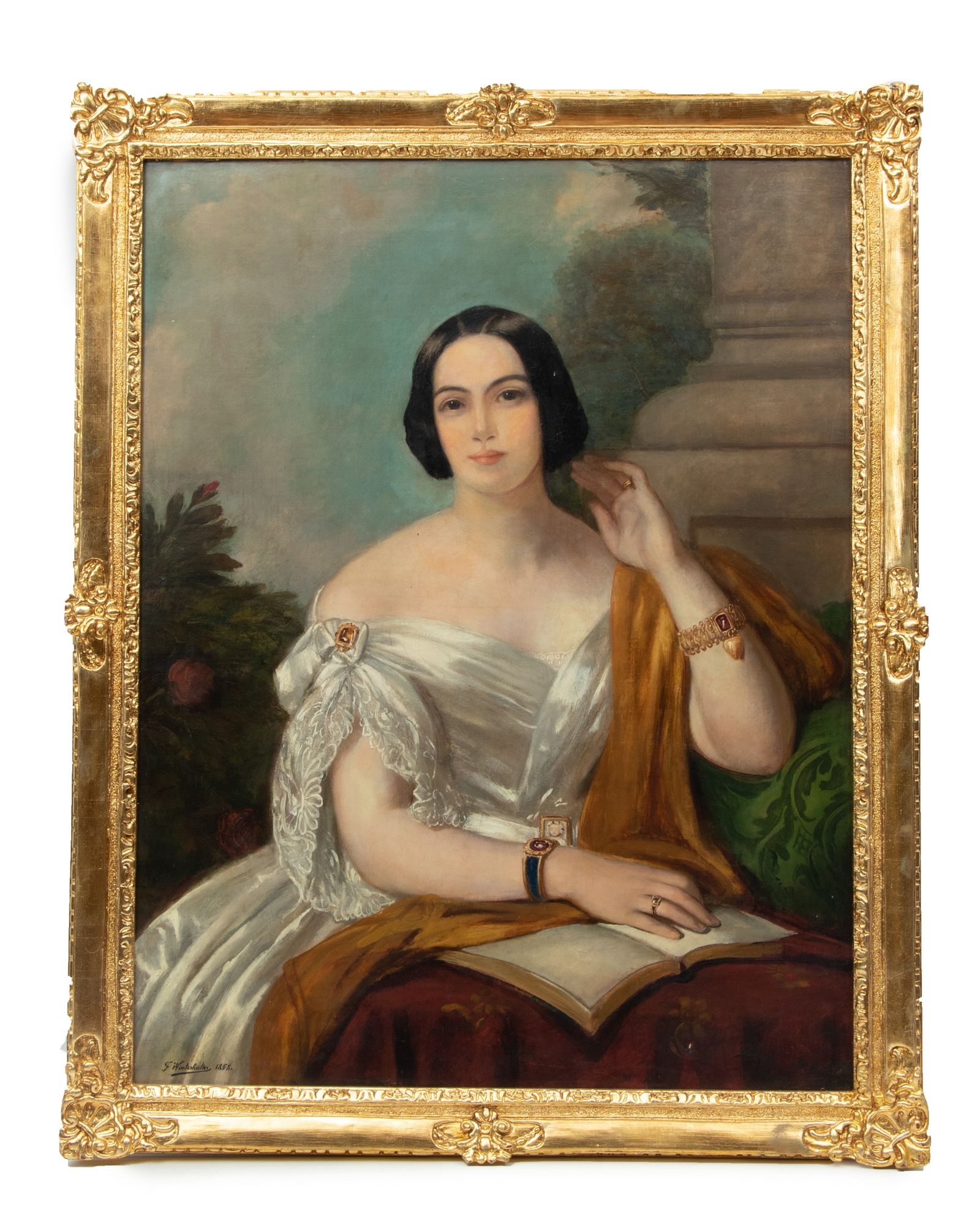 Franz Xaver Winterhalter | Portrait Of A Lady (1858) | MutualArt