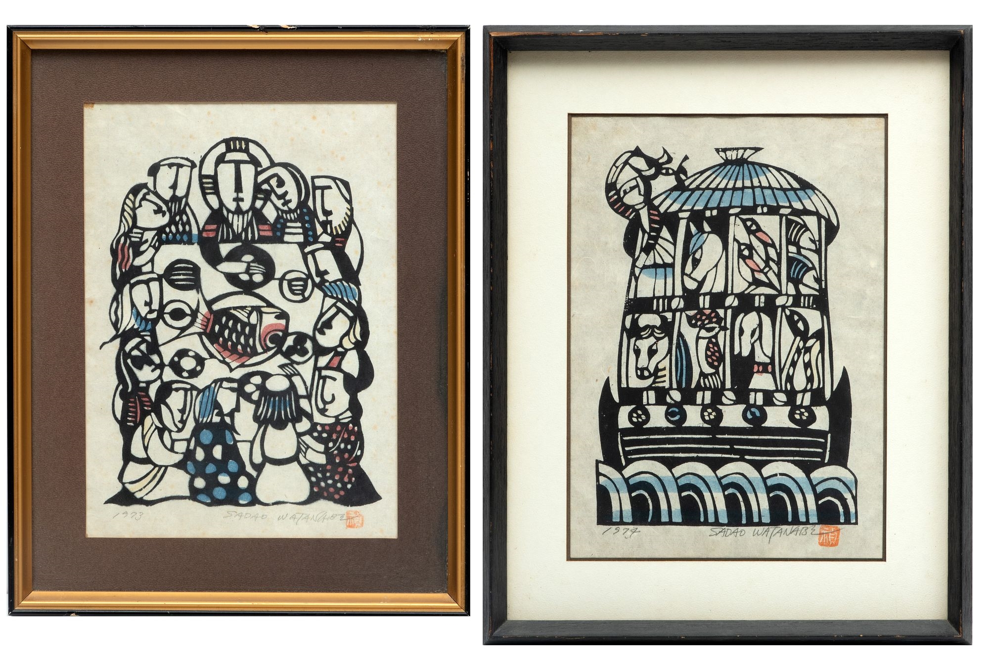 Sadao Watanabe | A fish dinner; Untitled (1973) | MutualArt