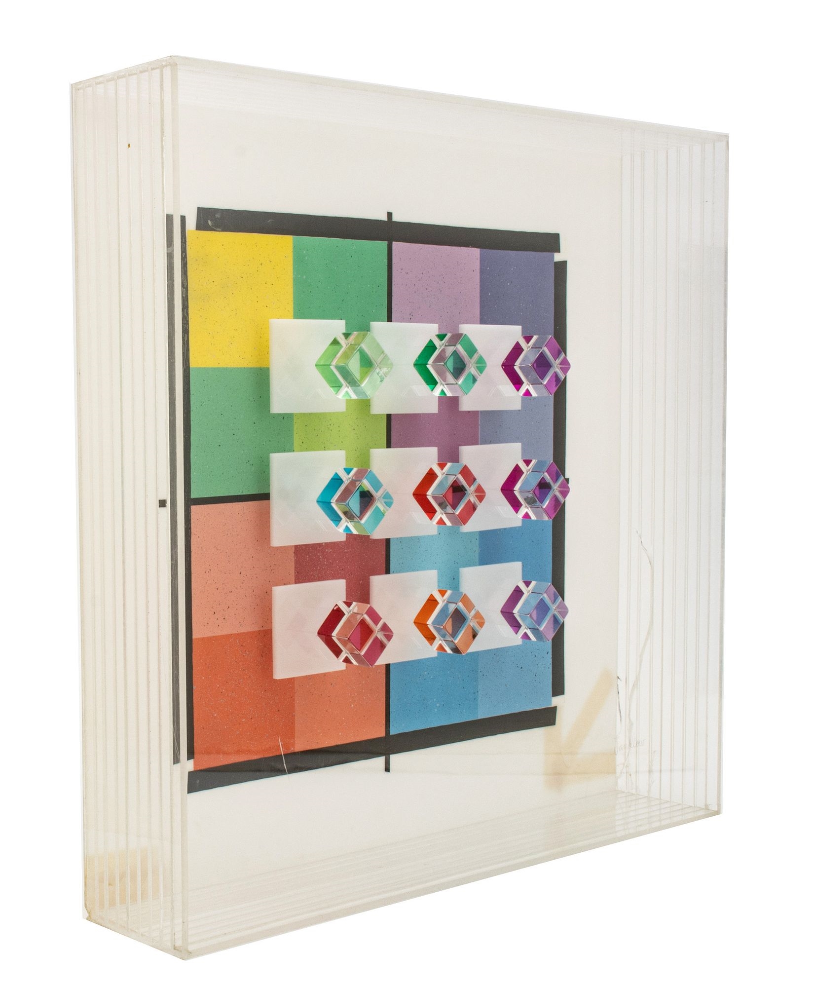 Leonard Janklow | Op Art Wall Sculpture | MutualArt