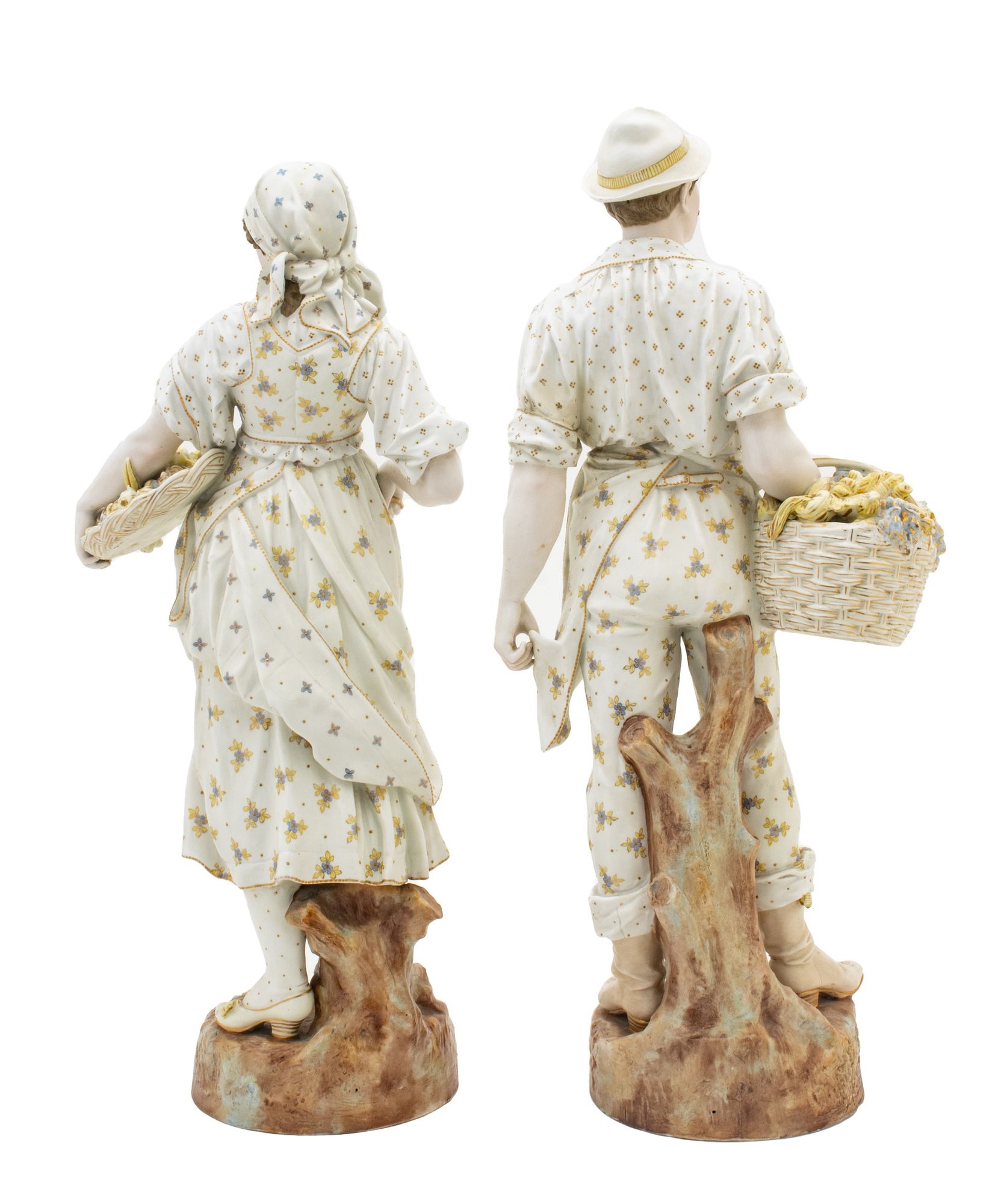French School, 19th Century | French Bisque Porcelain Provincial ...