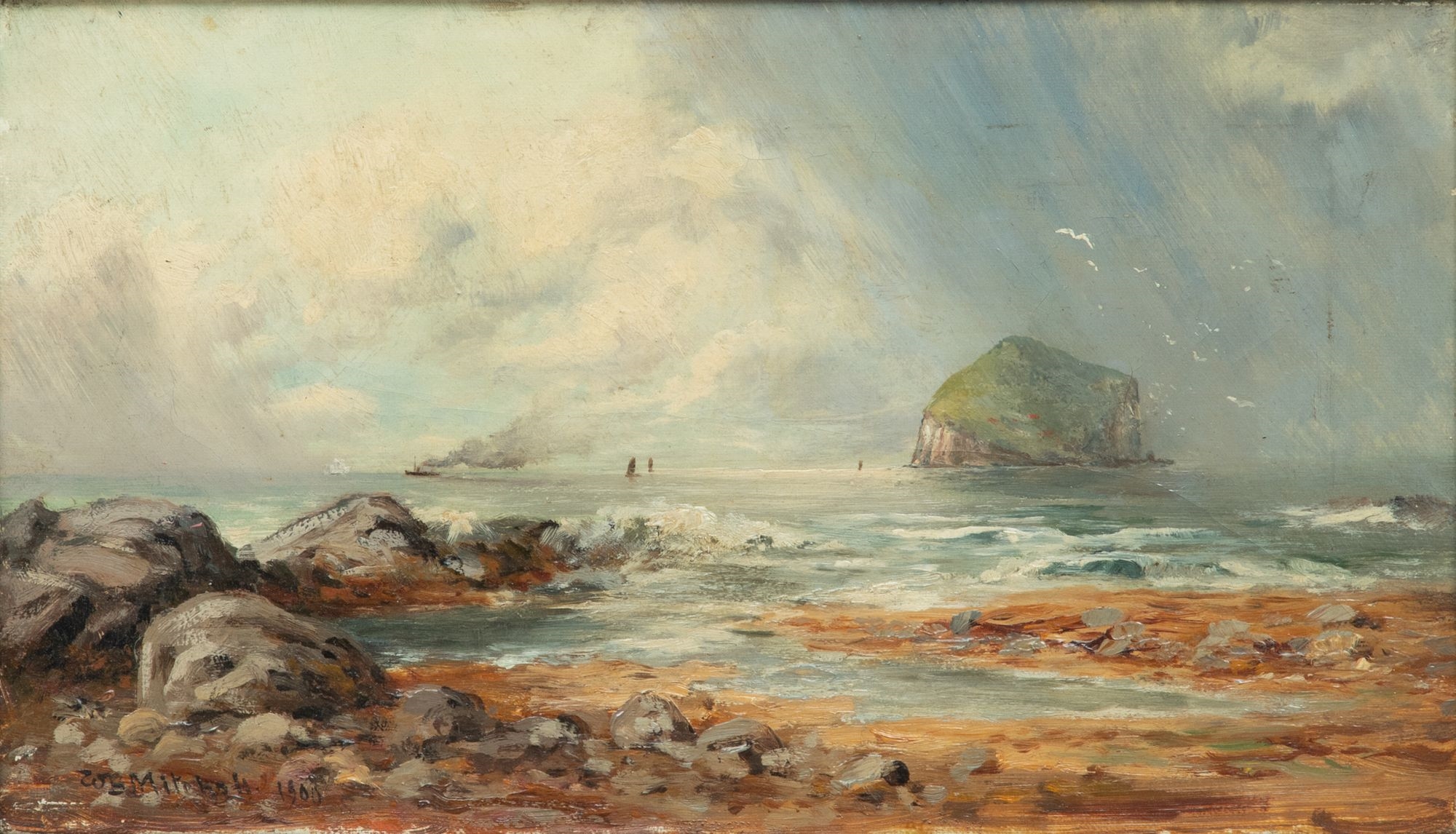 William B. Mitchell | Scottish Costal Scene (1900) | MutualArt