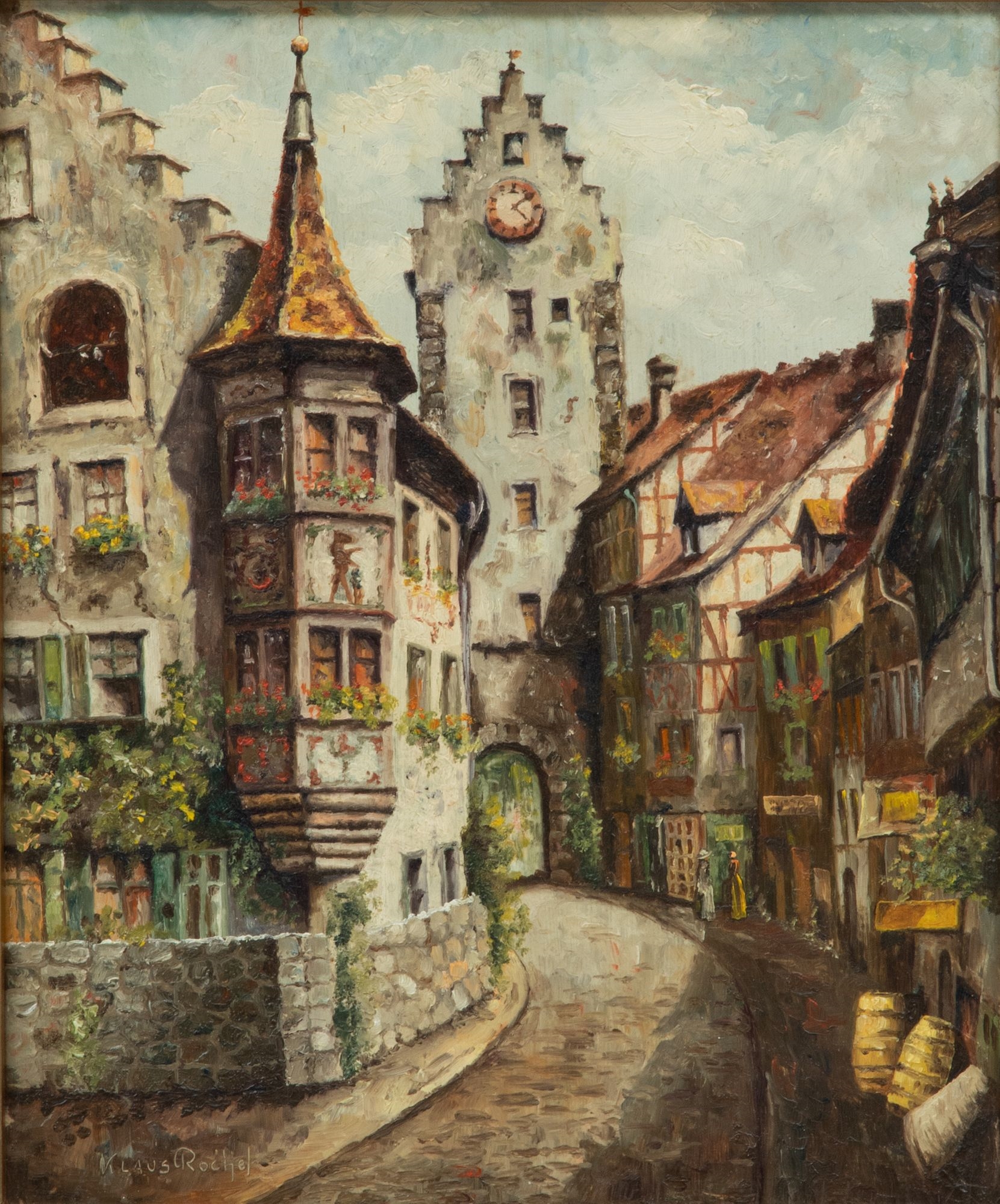 Klaus Rochel | German Street Scene | MutualArt