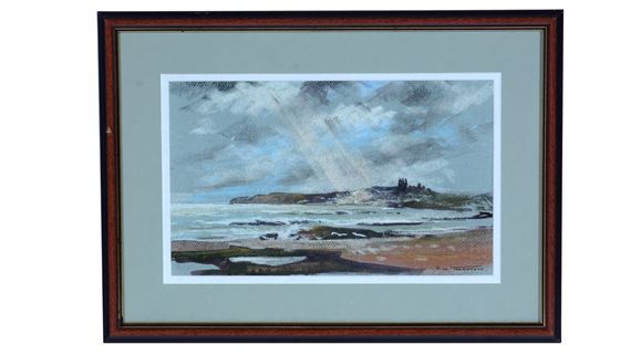 Ronald William Thornton | Sunbeams Over Dunstanburgh Castle | MutualArt