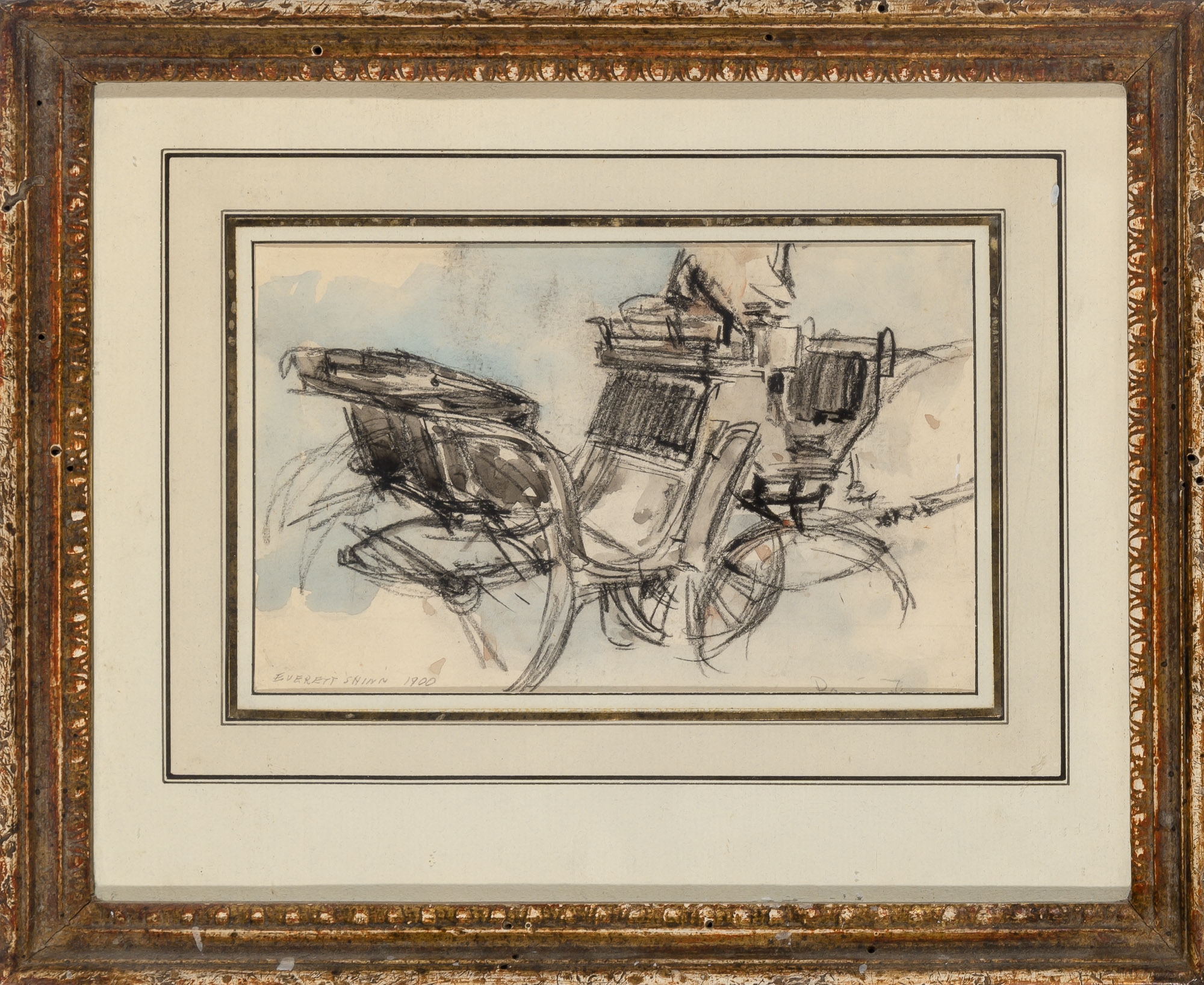 Everett Shinn | Carriage (1900) | MutualArt