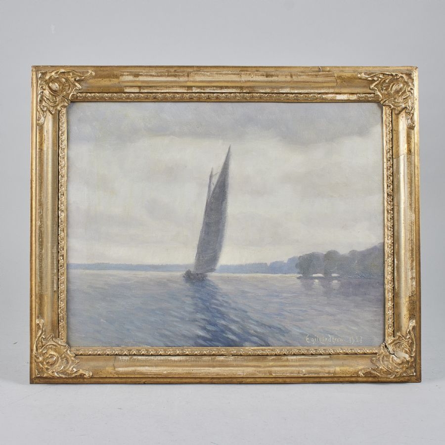 Emil Lindgren | Sailing-boat (1928) | MutualArt