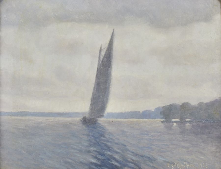 Emil Lindgren | Sailing-boat (1928) | MutualArt