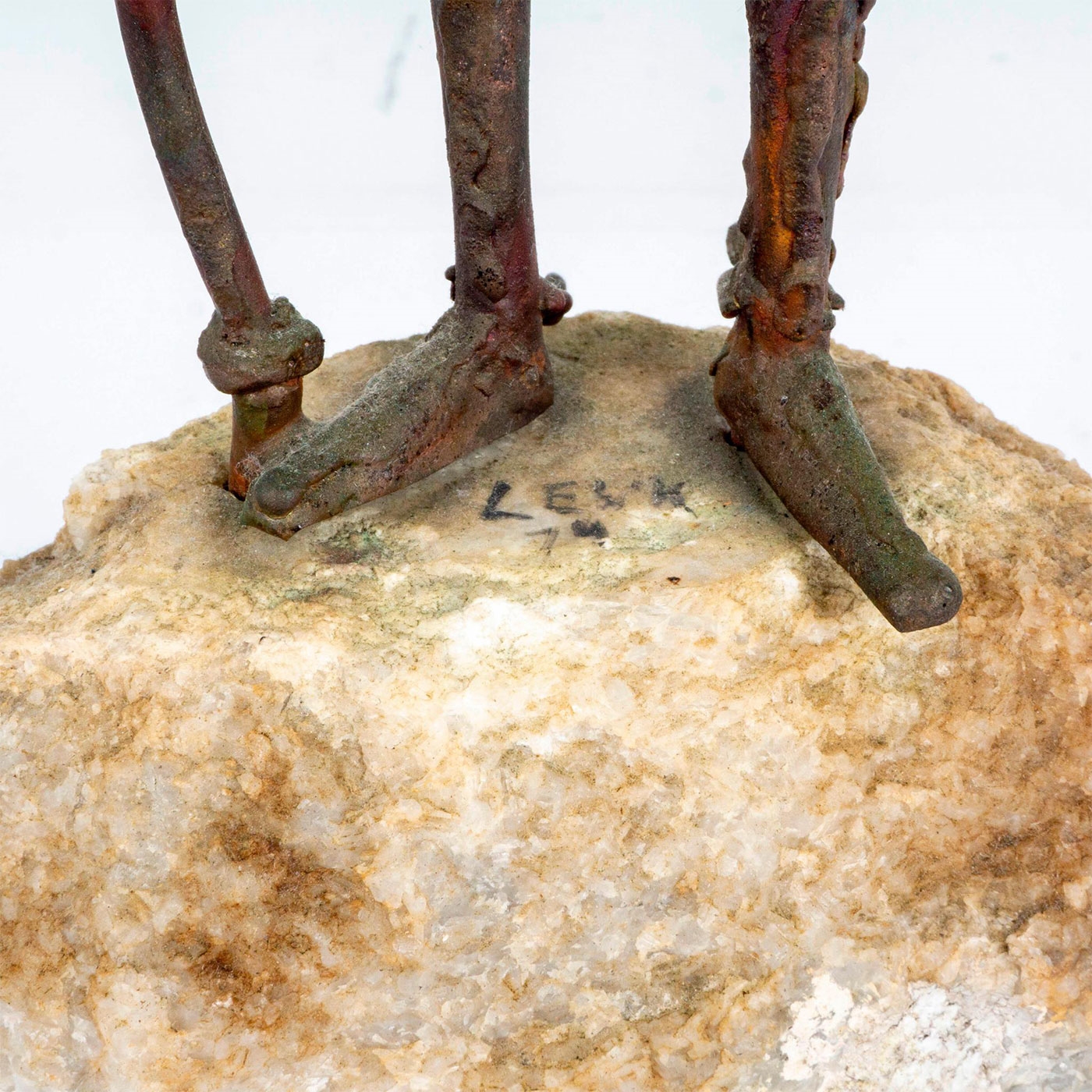 Jim Lewk | Jim Lewk Copper Sculpture of Don Quixote | MutualArt