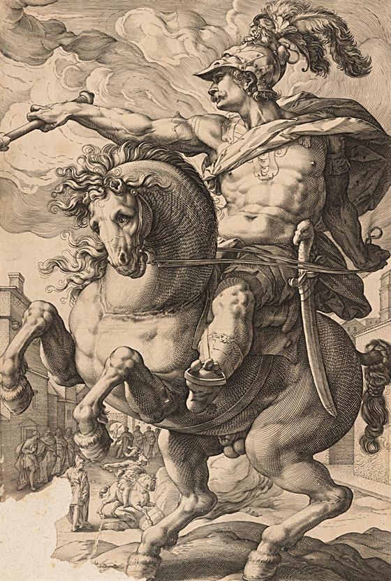 Hendrick Goltzius | MARCUS CURTIUS | MutualArt
