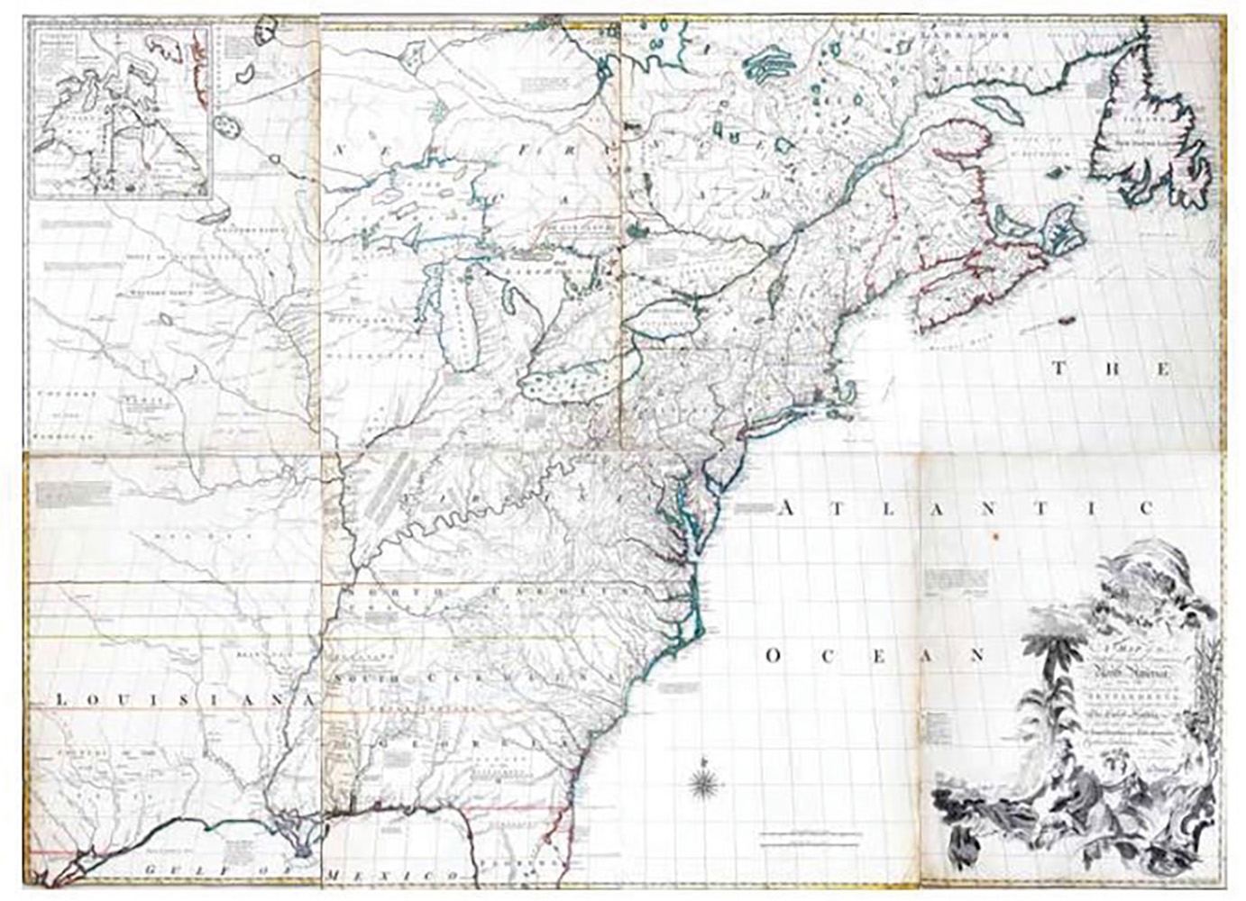 John Mitchell | Mitchell Map of the British and French Dominions of ...