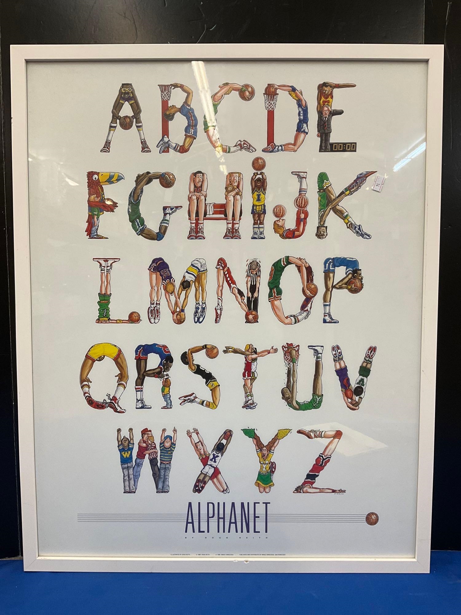 Doug Keith | Basketball Illustrated Poster (1990) | MutualArt