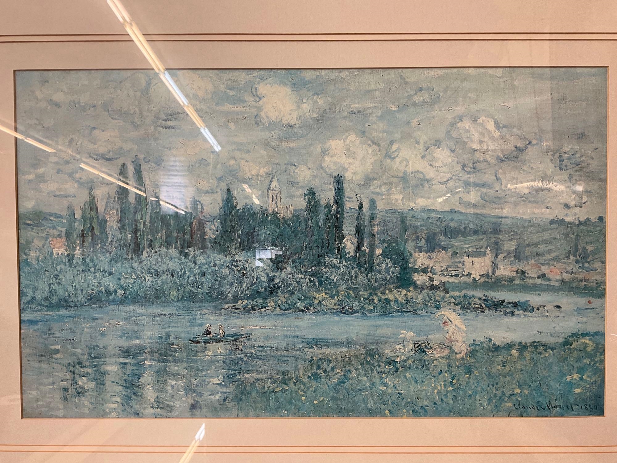 Claude Monet | Two Large Framed Claude Monet Prints | MutualArt
