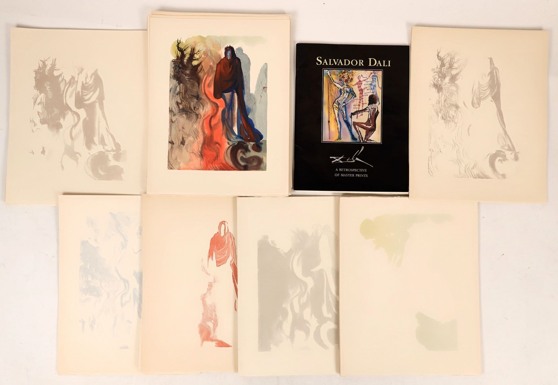 Salvador Dalí | Inferno Canto 34 (1960 - 1964) | MutualArt