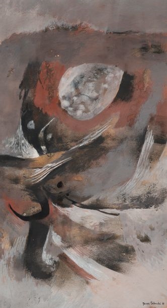 Yasse Tabuchi | Le paysage fuyant (1959) | MutualArt