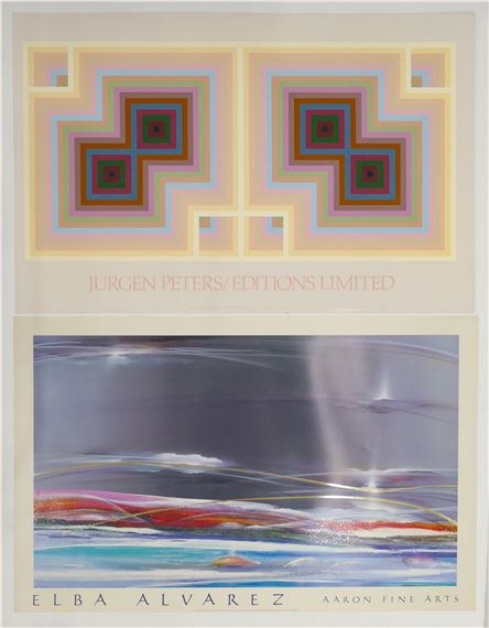 Elba Alvarez | 2pc Jurgan Peters & Elba Alvarez Art Posters Largest 25 ...