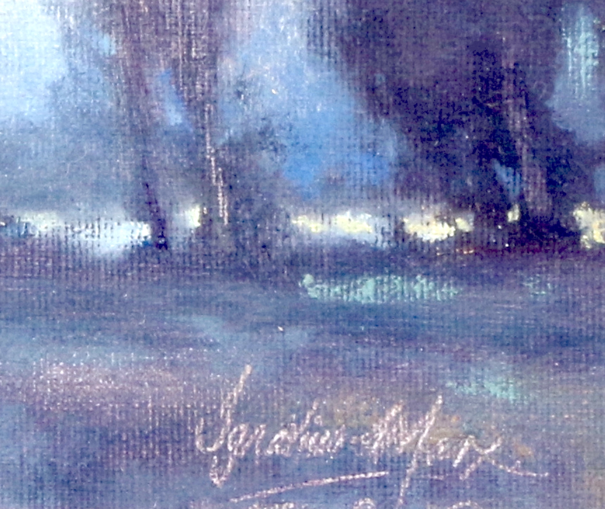 Ignatius Marx | LUNAR LANDSCAPE WITH TREES | MutualArt