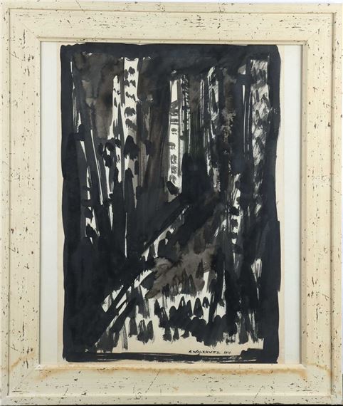 Abraham Walkowitz | MODERNIST CITYSCAPE | MutualArt