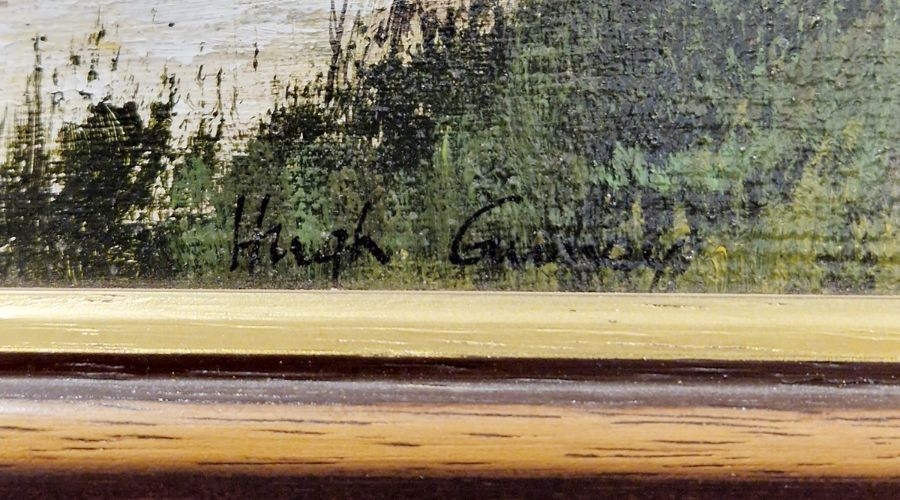 Hugh Gurney | Autumn Gold in the Mole Valley (1995) | MutualArt