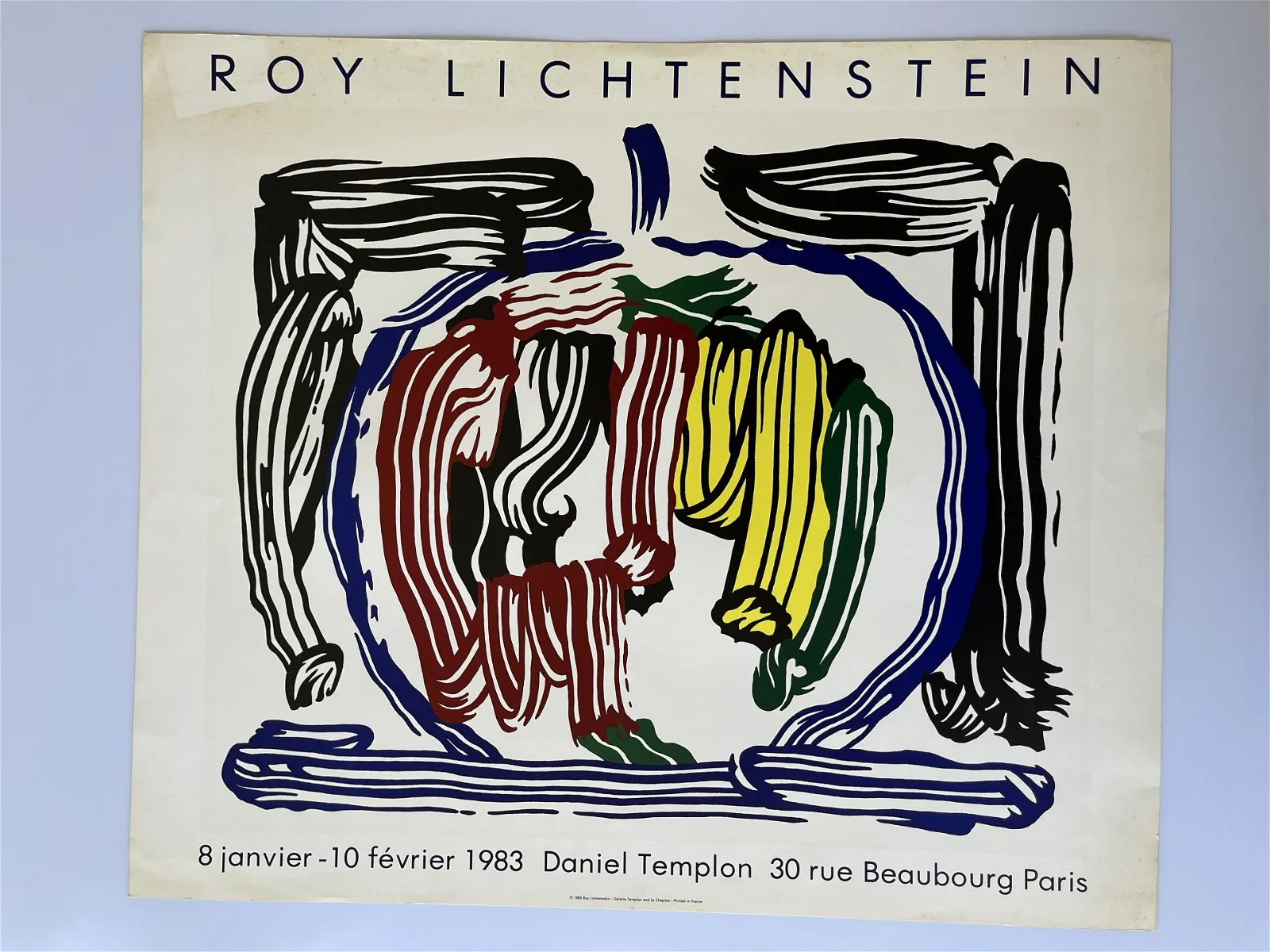 Roy Lichtenstein | APPLE (1983) | MutualArt