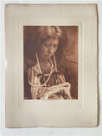 Edward S. Curtis | A POMO GIRL (1924) | MutualArt