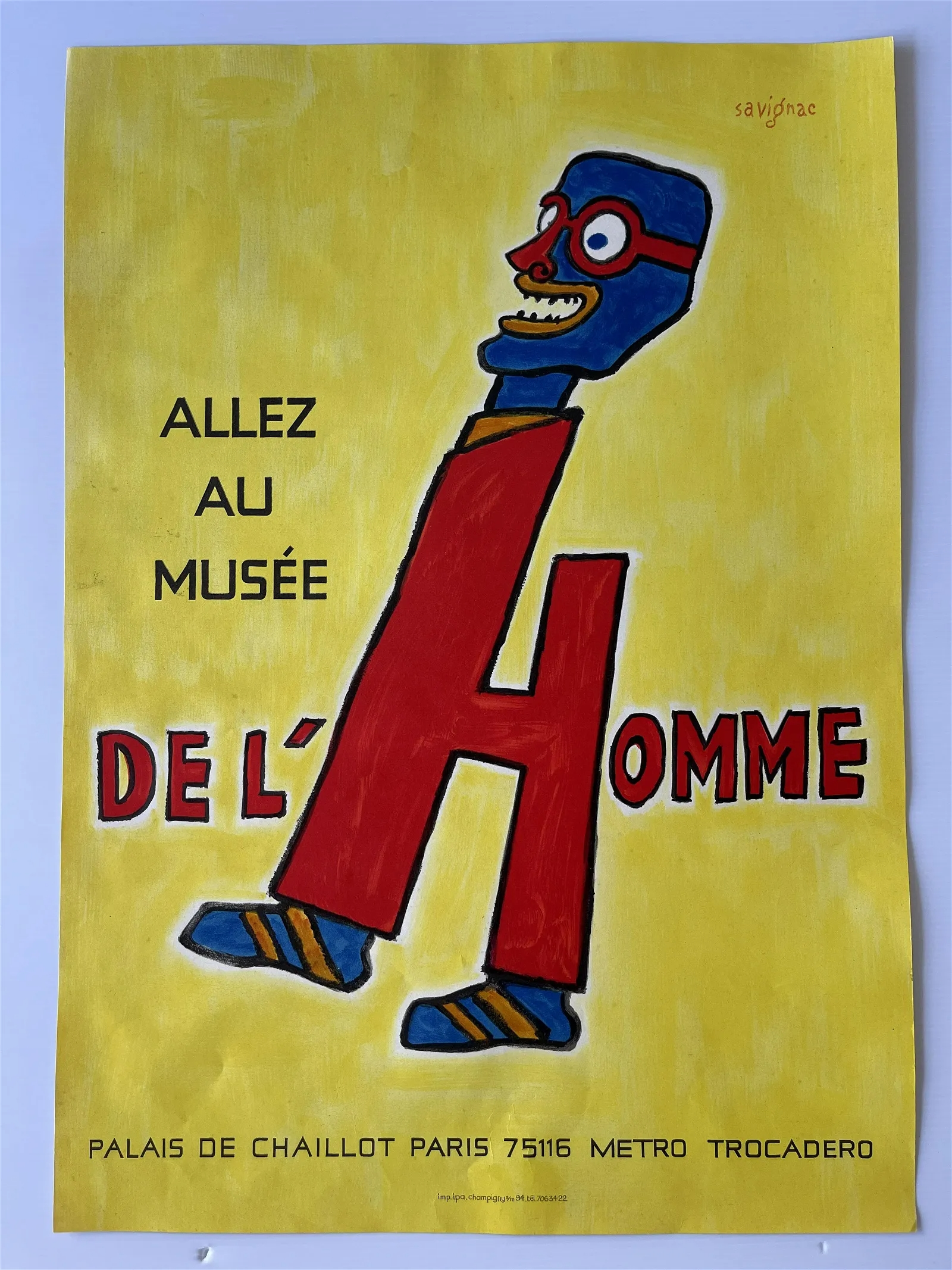Raymond Savignac | Allez au Musee de l'Homme | MutualArt