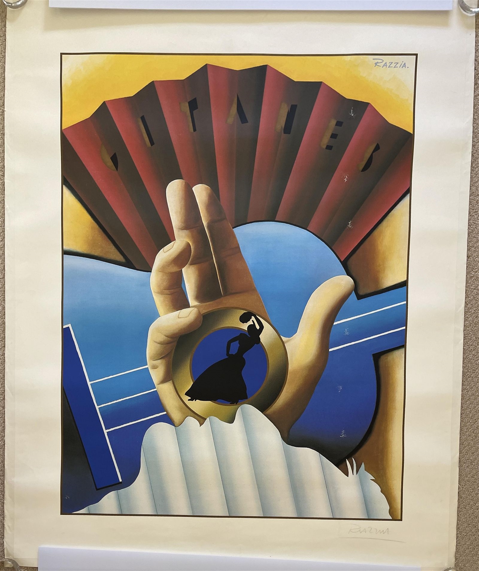 Gerard Courbouleix-Deneriaz | Cigarette company Gitanes (1990) | MutualArt