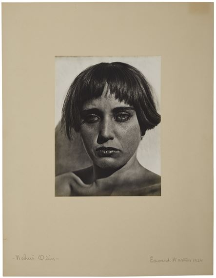 Edward Weston | Tina [Modotti] reciting. | MutualArt