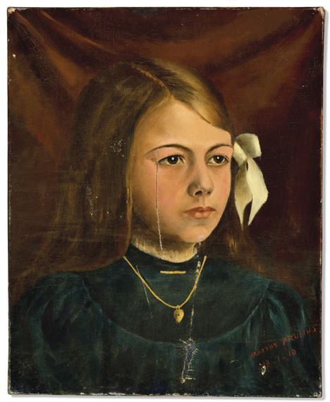 Marthe Brunus | Portrait d'Olga Brunus à 10 ans, mère de Zizi Jeanmaire ...