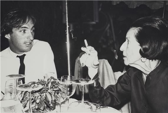 Andy Warhol | Jon Gould and Diana Vreeland at his birthday party, Barbetta's, August 27, 1981 ...