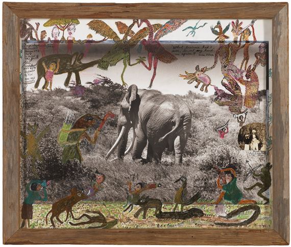 Peter Beard | Large Elephant (circa 148 lbs.), Marsabit, Kenya, NFD ...