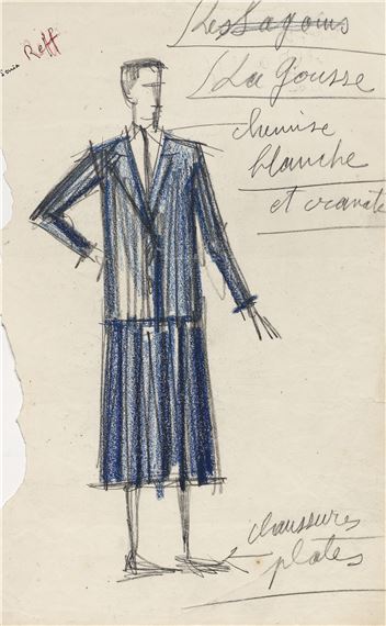 Bernard Buffet | Les Sagouins; La Gousse, maquette de costume pour ...