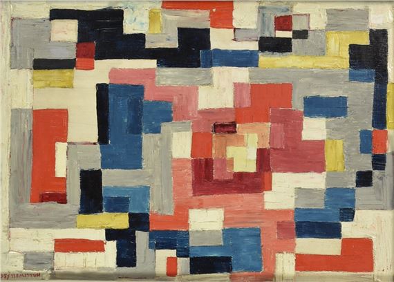 Albert Edward Halliwell | Linear abstract in colours (56) | MutualArt