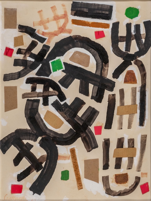 Giuseppe Capogrossi | Composizione 1963 (1963) | MutualArt