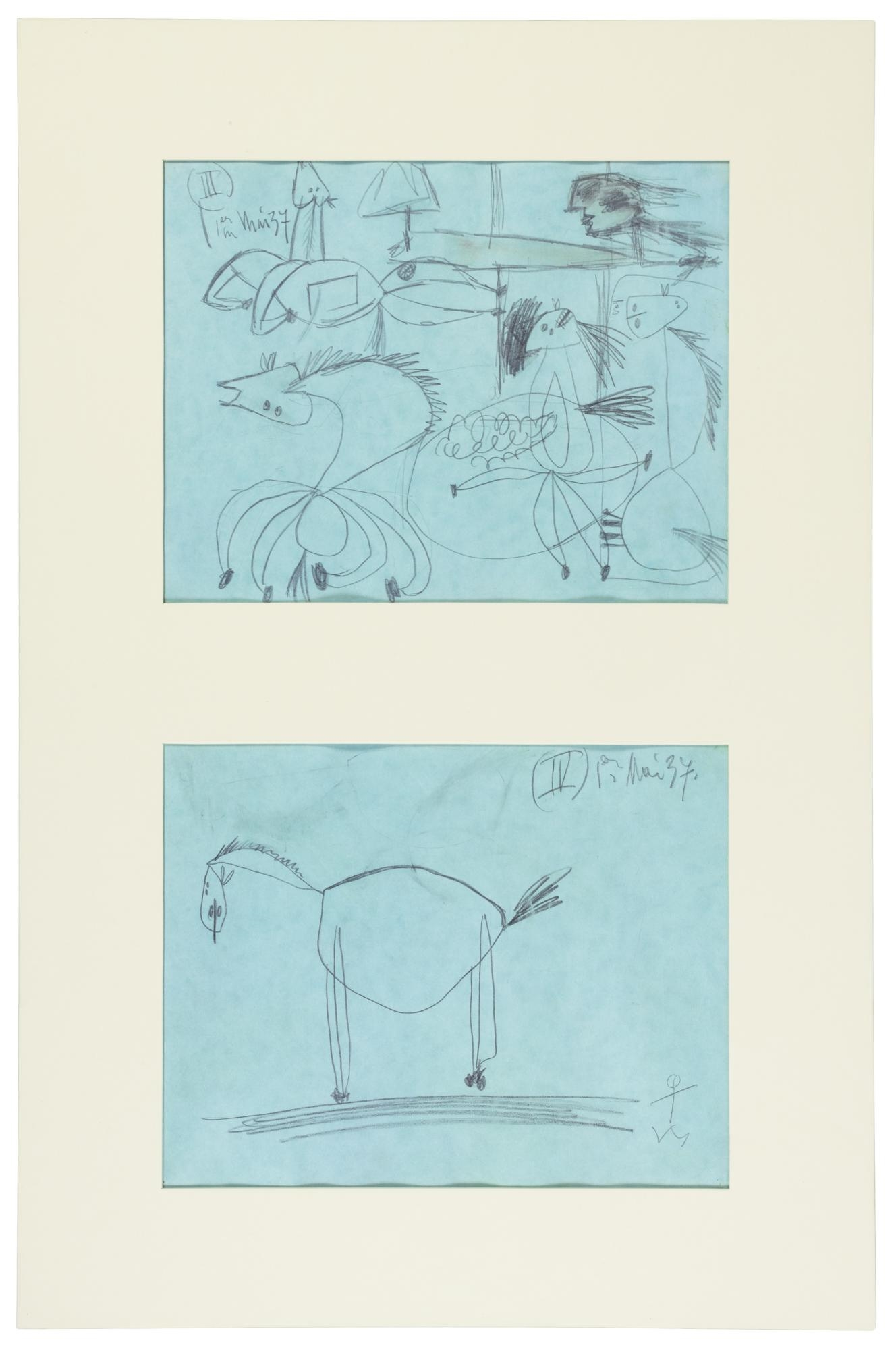 Pablo Picasso | Guernica - color facsimiles of Picasso's 42 preliminary ...