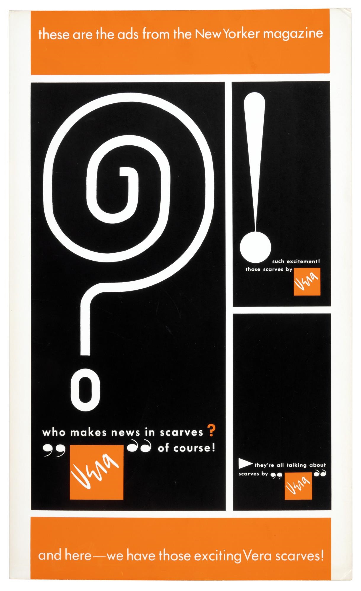 Ladislav Sutnar | Vera scarf counter display advertisement (1959 ...