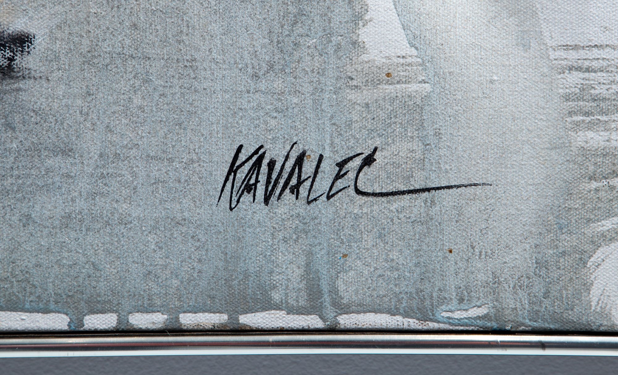 Gregory Kavalec | Family with Donkey (Circa 1980) | MutualArt