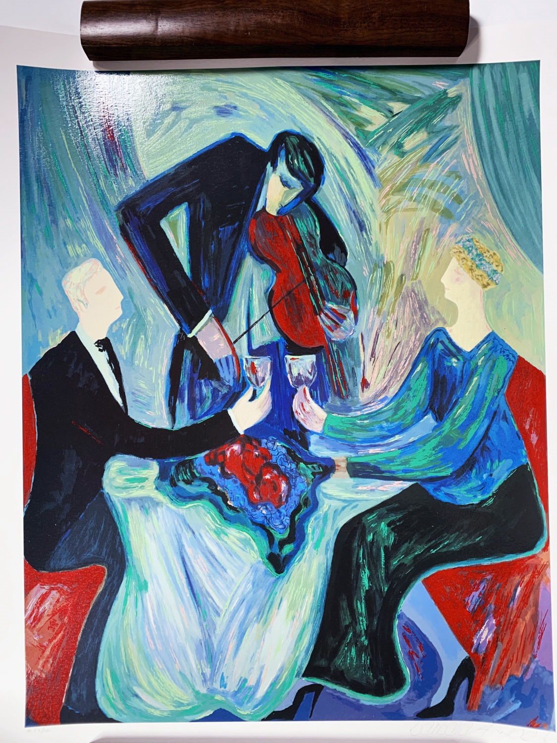 Barbara Wood | BARBARA A WOOD DINNER FOR TWO SIGNED NUMBERED | MutualArt