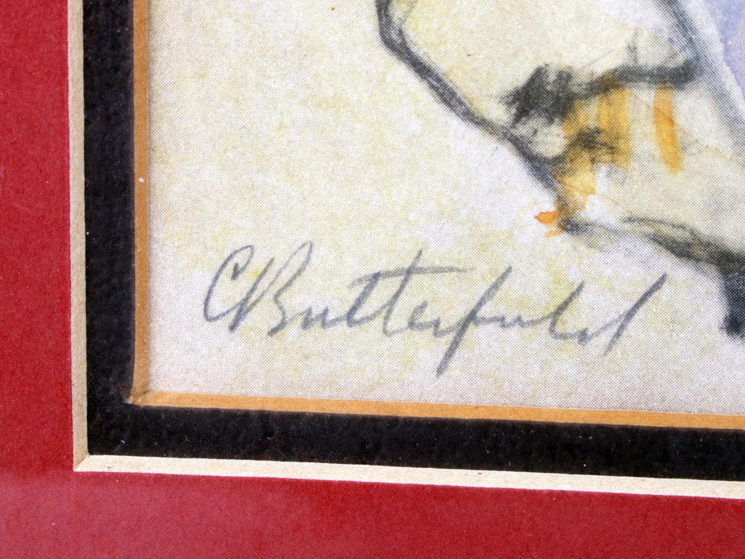 W. Cortland Butterfield | W. CORTLAND BUTTERFIELD CLOWN PAINTING ...