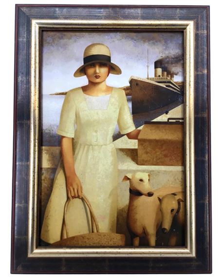 Fabio Hurtado | Fabio Hurtado Atlantic Crossing Linen Serigraph | MutualArt