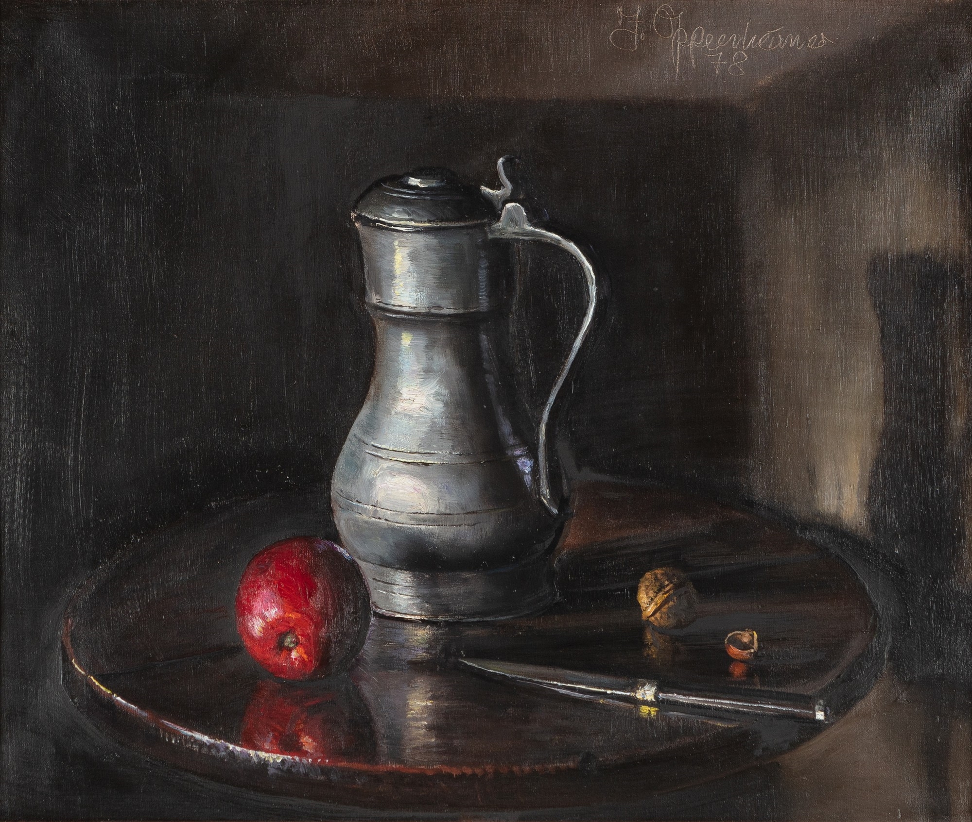 Johnny Oppenheimer | Still life with clay pipe and faience jug (1996 ...