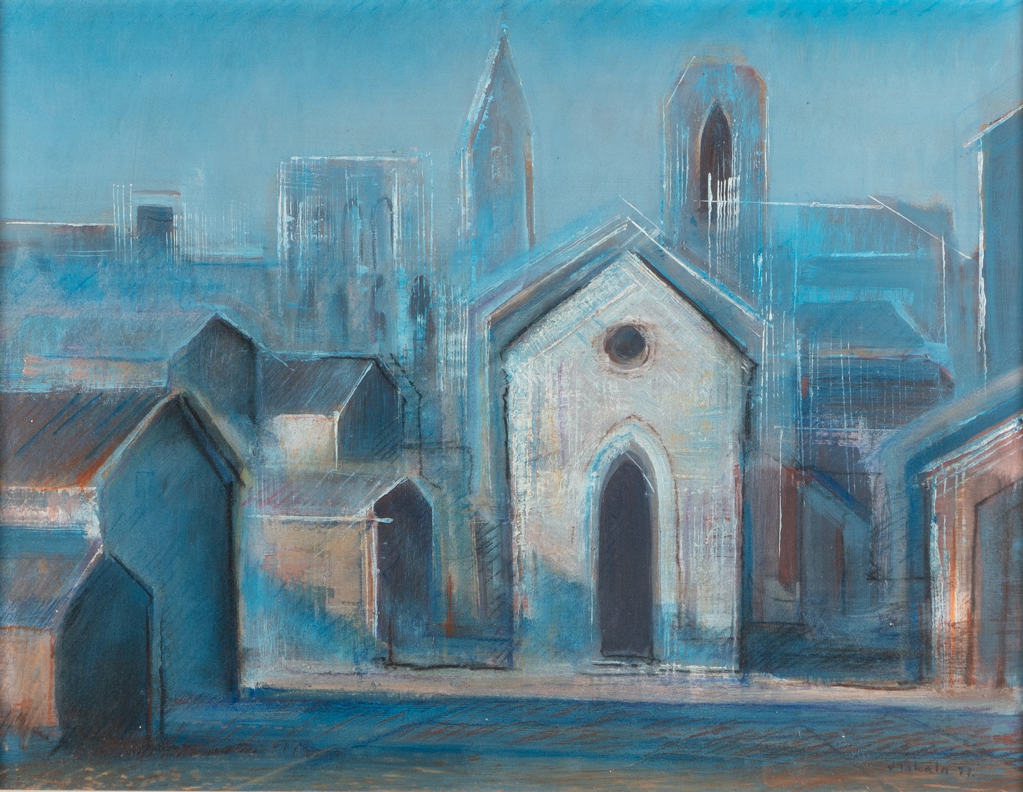 Veikko Takala | Ilta kaupungissa | MutualArt