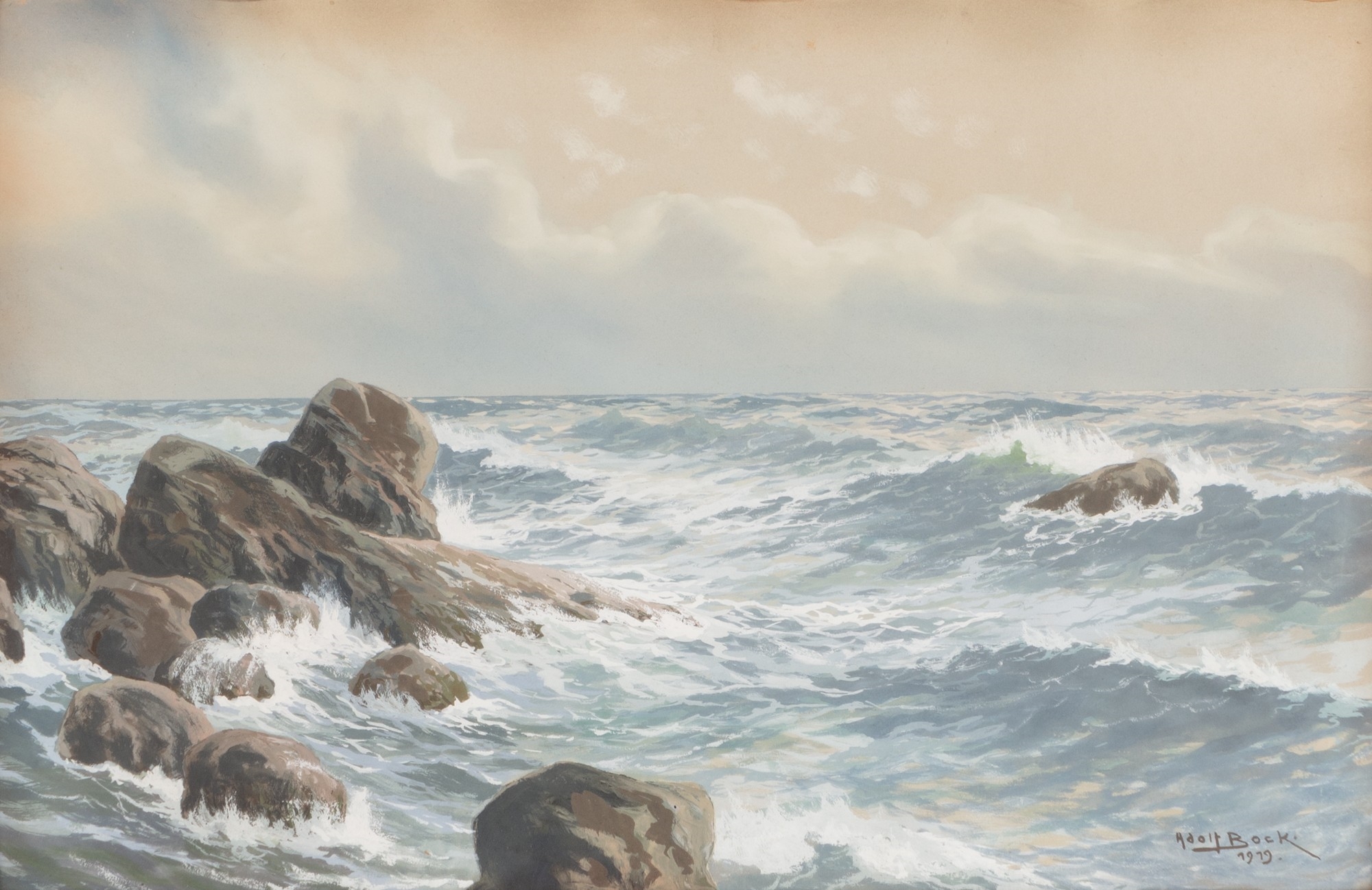 Adolf Bock | Rantatyrskyjä (1919) | MutualArt