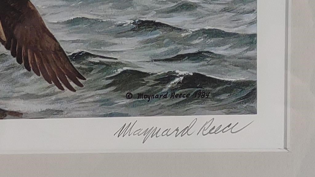 Maynard Reece | Maynard Reece Signed 1984 Chesapeake Bay Stamp (1984 ...