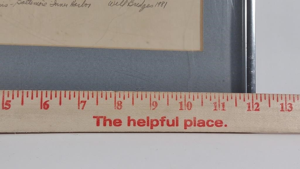 William Bridges | Will Bridges Signed Baltimore Inner Harbor Print ...