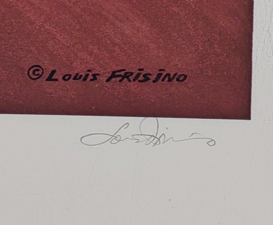 Louis Frisino | Louis Frisino Signed Numbered Lab Puppy Print | MutualArt