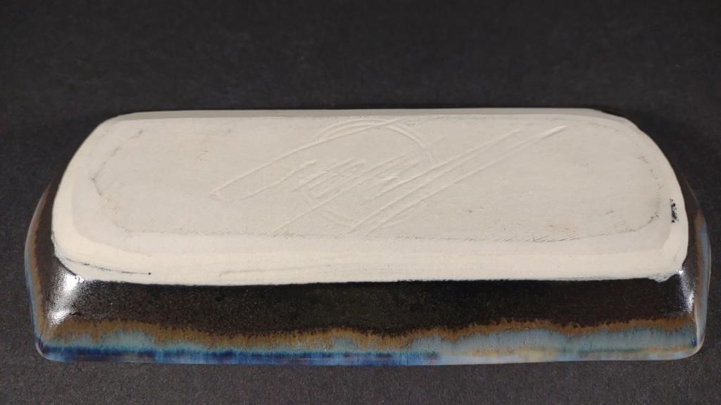 Bill Campbell | Bill Campbell Crystalline Pottery Butter Dish | MutualArt